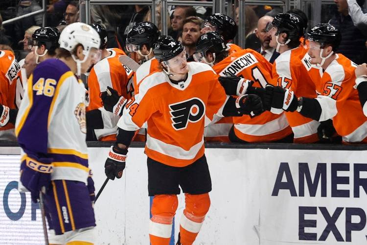 Flyers weekend wrap: Tippett, Flyers step up and shine in California ...